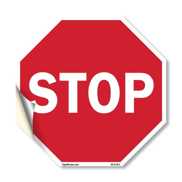 ・DURABLE ALL-WEATHER DESIGN: Our 10 inch X 10 inch commercial-grade signs are made with UV-protected vinyl label, ensuri...