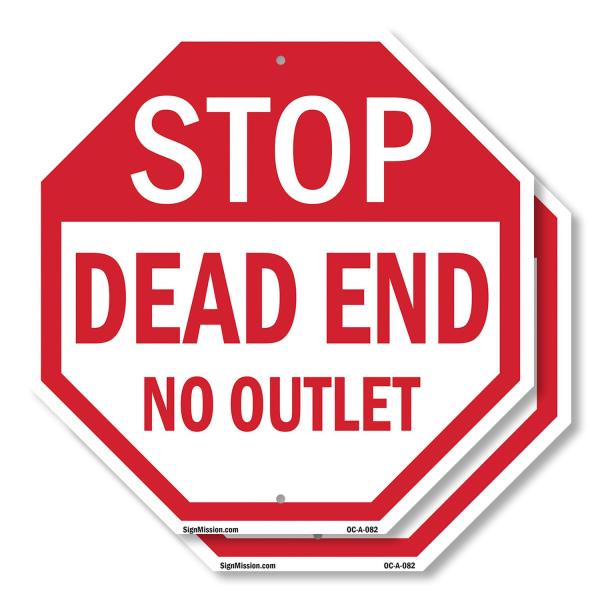 ・DURABLE ALL-WEATHER DESIGN: Our (2 Pack) 6 inch X 6 inch commercial-grade signs are made with UV-protected plastic, ens...