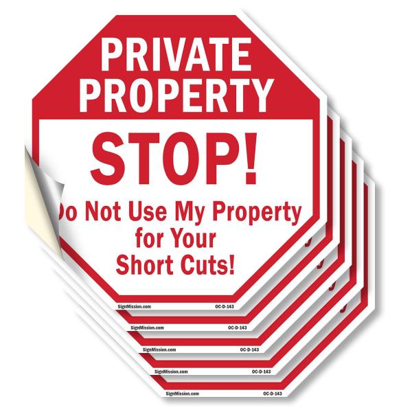 ・DURABLE ALL-WEATHER DESIGN: Our (5 Pack) 4 inch X 4 inch commercial-grade signs are made with UV-protected vinyl label,...