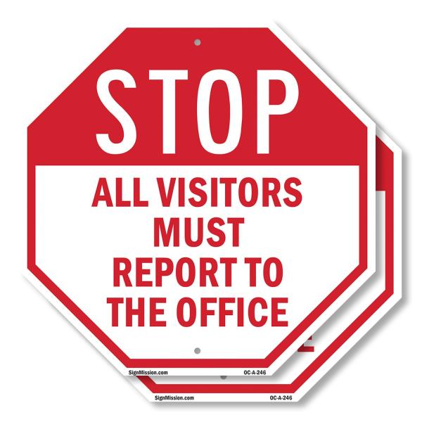 ・DURABLE ALL-WEATHER DESIGN: Our (2 Pack) 18 inch X 18 inch commercial-grade signs are made with UV-protected plastic, e...