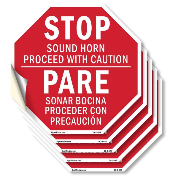 ・DURABLE ALL-WEATHER DESIGN: Our (5 Pack) 6 inch X 6 inch commercial-grade signs are made with UV-protected vinyl label,...