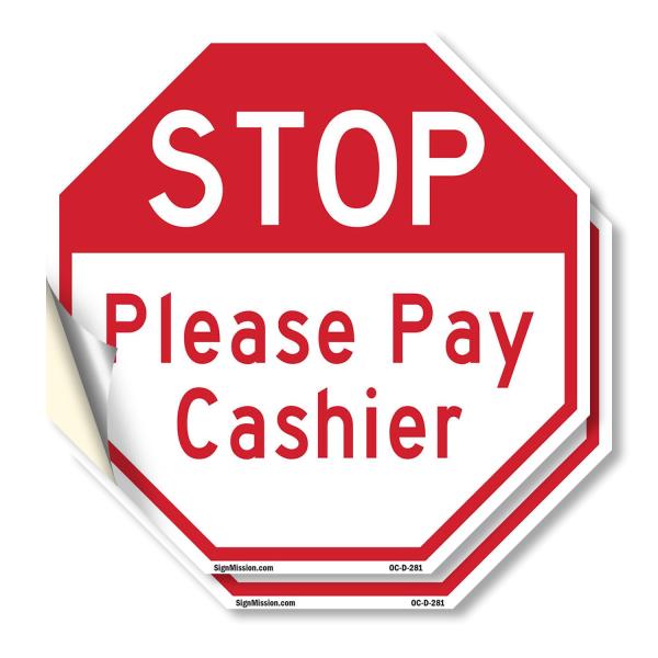 ・DURABLE ALL-WEATHER DESIGN: Our (2 Pack) 4 inch X 4 inch commercial-grade signs are made with UV-protected vinyl label,...