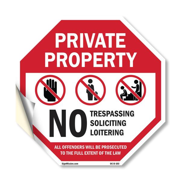 ・DURABLE ALL-WEATHER DESIGN: Our 10 inch X 10 inch commercial-grade signs are made with UV-protected vinyl label, ensuri...