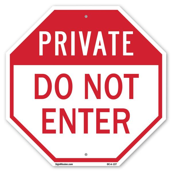 ・DURABLE ALL-WEATHER DESIGN: Our 6 inch X 6 inch commercial-grade signs are made with UV-protected plastic, ensuring a l...