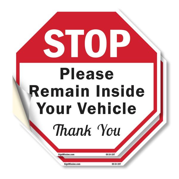 ・DURABLE ALL-WEATHER DESIGN: Our (2 Pack) 18 inch X 18 inch commercial-grade signs are made with UV-protected vinyl labe...