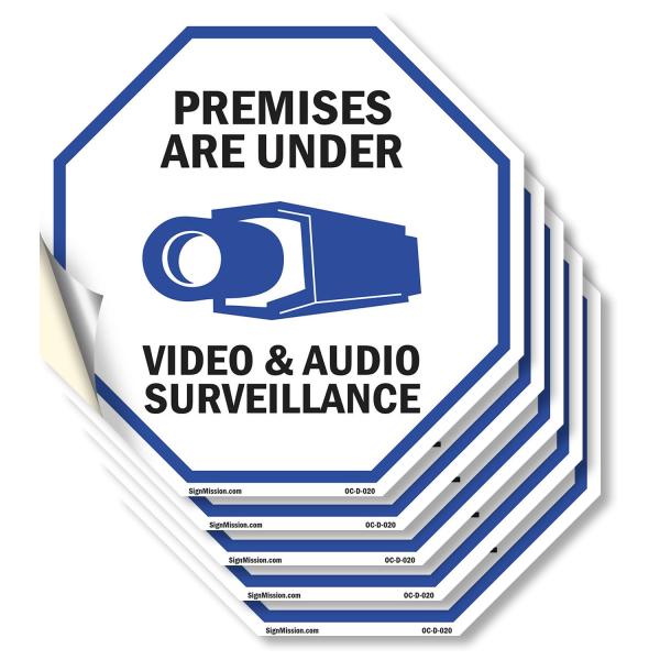 ・DURABLE ALL-WEATHER DESIGN: Our (5 Pack) 6 inch X 6 inch commercial-grade signs are made with UV-protected vinyl label,...