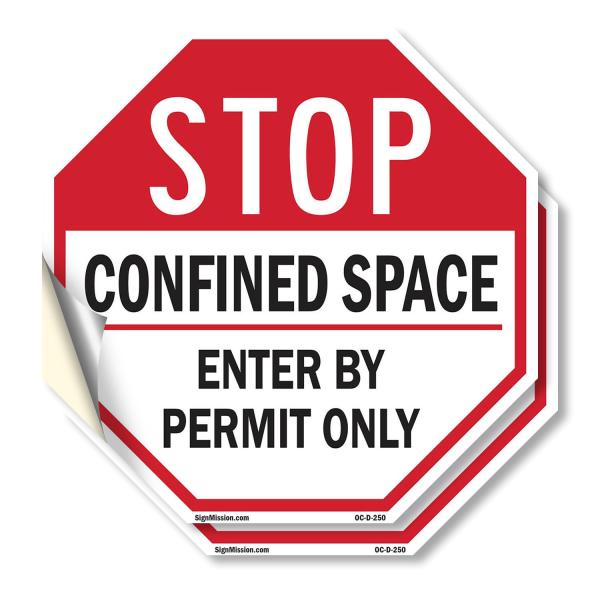 ・DURABLE ALL-WEATHER DESIGN: Our (2 Pack) 4 inch X 4 inch commercial-grade signs are made with UV-protected vinyl label,...