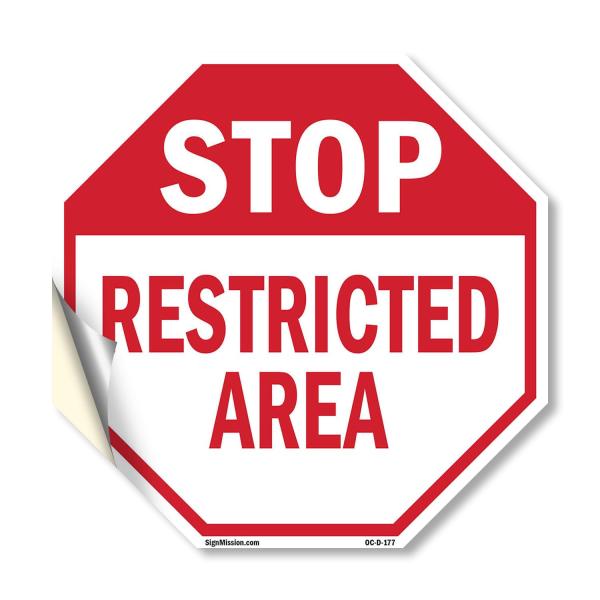 ・DURABLE ALL-WEATHER DESIGN: Our 10 inch X 10 inch commercial-grade signs are made with UV-protected vinyl label, ensuri...