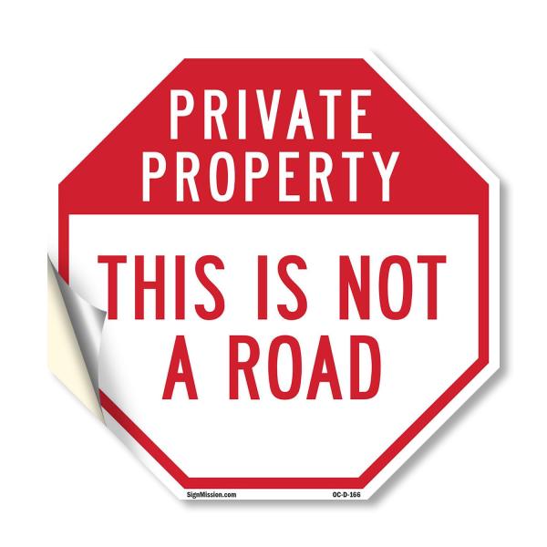 ・DURABLE ALL-WEATHER DESIGN: Our 18 inch X 18 inch commercial-grade signs are made with UV-protected vinyl label, ensuri...