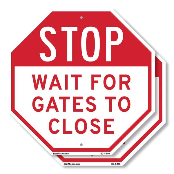 ・DURABLE ALL-WEATHER DESIGN: Our (2 Pack) 10 inch X 10 inch commercial-grade signs are made with UV-protected plastic, e...