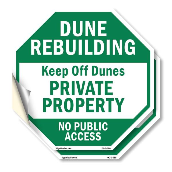 ・DURABLE ALL-WEATHER DESIGN: Our (2 Pack) 6 inch X 6 inch commercial-grade signs are made with UV-protected vinyl label,...