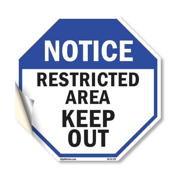 ・DURABLE ALL-WEATHER DESIGN: Our 10 inch X 10 inch commercial-grade signs are made with UV-protected vinyl label, ensuri...