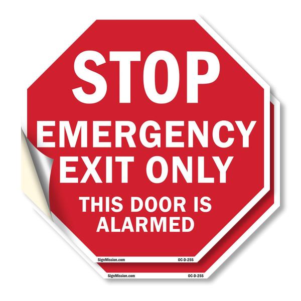 ・DURABLE ALL-WEATHER DESIGN: Our (2 Pack) 10 inch X 10 inch commercial-grade signs are made with UV-protected vinyl labe...