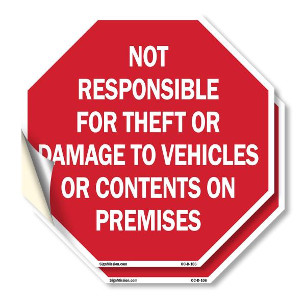 ・DURABLE ALL-WEATHER DESIGN: Our (2 Pack) 4 inch X 4 inch commercial-grade signs are made with UV-protected vinyl label,...