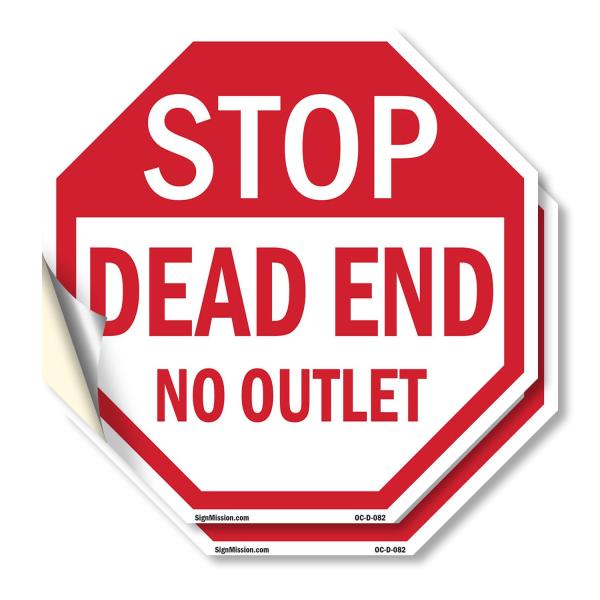 ・DURABLE ALL-WEATHER DESIGN: Our (2 Pack) 6 inch X 6 inch commercial-grade signs are made with UV-protected vinyl label,...