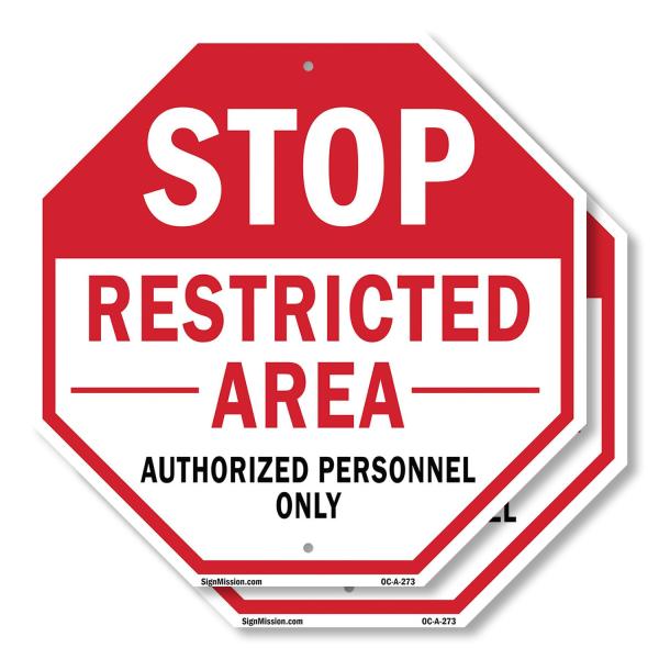 ・DURABLE ALL-WEATHER DESIGN: Our (2 Pack) 10 inch X 10 inch commercial-grade signs are made with UV-protected plastic, e...