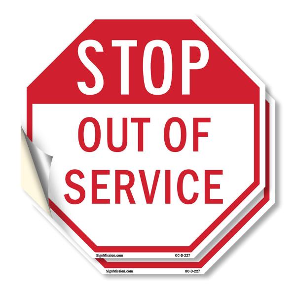 ・DURABLE ALL-WEATHER DESIGN: Our (2 Pack) 10 inch X 10 inch commercial-grade signs are made with UV-protected vinyl labe...