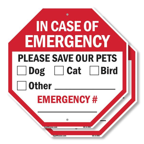 ・DURABLE ALL-WEATHER DESIGN: Our (2 Pack) 6 inch X 6 inch commercial-grade signs are made with UV-protected plastic, ens...