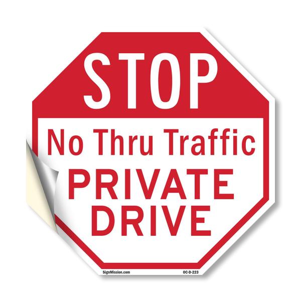 ・DURABLE ALL-WEATHER DESIGN: Our 10 inch X 10 inch commercial-grade signs are made with UV-protected vinyl label, ensuri...