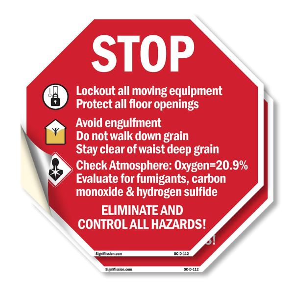 ・DURABLE ALL-WEATHER DESIGN: Our (2 Pack) 6 inch X 6 inch commercial-grade signs are made with UV-protected vinyl label,...