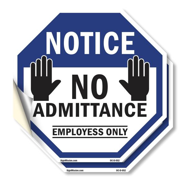 ・DURABLE ALL-WEATHER DESIGN: Our (2 Pack) 4 inch X 4 inch commercial-grade signs are made with UV-protected vinyl label,...