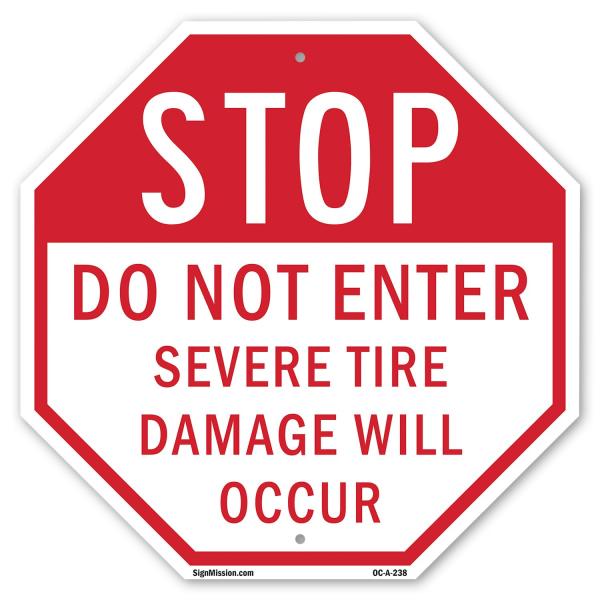 ・DURABLE ALL-WEATHER DESIGN: Our 18 inch X 18 inch commercial-grade signs are made with UV-protected plastic, ensuring a...