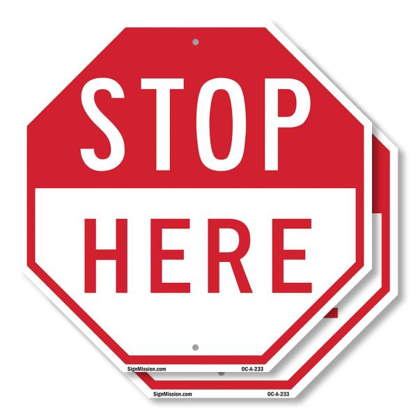 ・DURABLE ALL-WEATHER DESIGN: Our (2 Pack) 10 inch X 10 inch commercial-grade signs are made with UV-protected plastic, e...