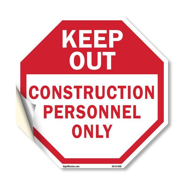 ・DURABLE ALL-WEATHER DESIGN: Our 10 inch X 10 inch commercial-grade signs are made with UV-protected vinyl label, ensuri...