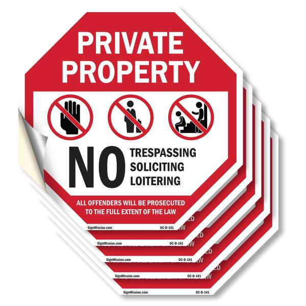 ・DURABLE ALL-WEATHER DESIGN: Our (5 Pack) 4 inch X 4 inch commercial-grade signs are made with UV-protected vinyl label,...