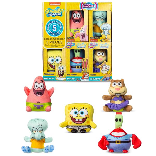 ・Micro Teenies SpongeBob Squarepants 5-Pack: Micro Teenies offer BIG fun at a TINY scale! These 3-inch micro collectible...