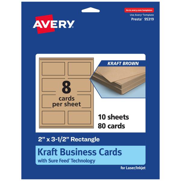 ・Averyの印刷可能な名刺でブランドを高めましょう。 AveryテンプレートPresta 95319でカスタマイズ可能な名刺を作成しましょう。・Averyのクラフトブラウンカードストックを使用して、名刺、挿入カード、サンキューカードなどを...