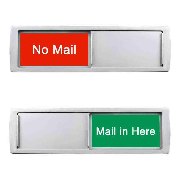 ・Great for mail box:This mial is here/no mail slider is a friendly way to remind the postman if there's an outgoing mail...