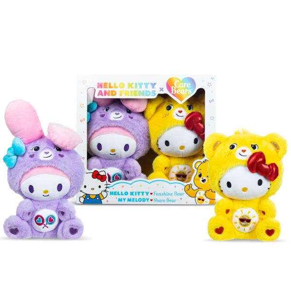 ・Care Bears x Hello Kitty ＆ Friends 2-Pack: The Care Bears x Hello Kitty ＆ Friends 2-Pack brings your beary besties toge...