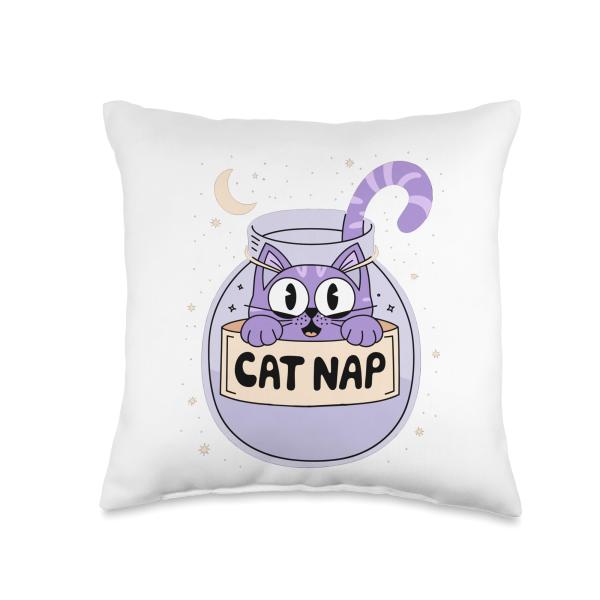 ・Perfect for any cat lover, this cat nap design is a must-have in your collection. With a cute design featuring a snoozi...