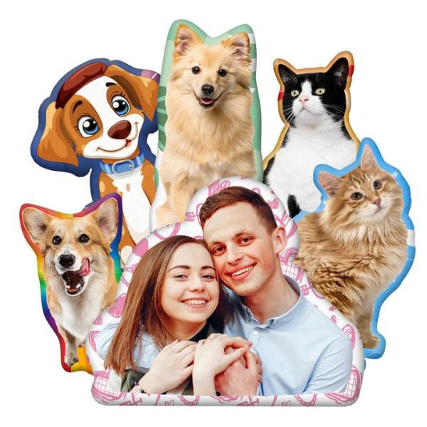 ・Custom pillows: Click the customize now button, then click the browse button to upload your pet, other animals, people,...