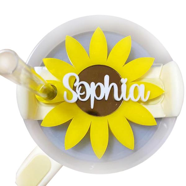 ・Unique Personalization for Stanley Cup H2.0: Customize your Stanley Tumbler with these personalized name plates, making...