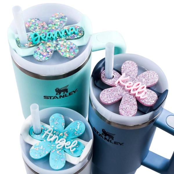 ・Unique Personalization for Stanley Cup H2.0: Customize your Stanley Tumbler with these personalized name plates, making...