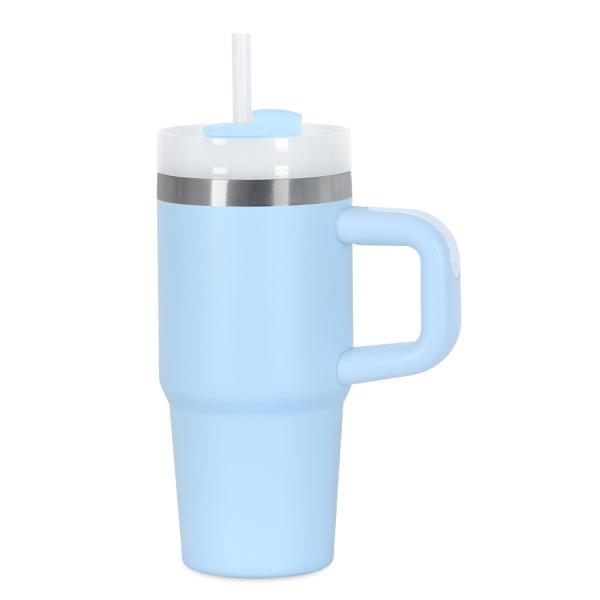 ・【High-Quality Material】: This 14 oz tumbler with handle is made of high-quality 18/8 stainless steel, with a high-quali...