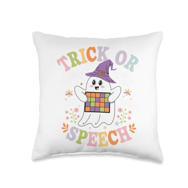 ・This clever "Trick or Speech" Halloween Speech Therapy design is perfect for SLPAs and speech therapists. Ideal for Hal...