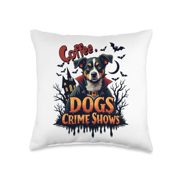 ・Get ready for laughs with this hilarious "Coffee Dogs And Crime Shows" design! This is for anyone looking for a simple ...