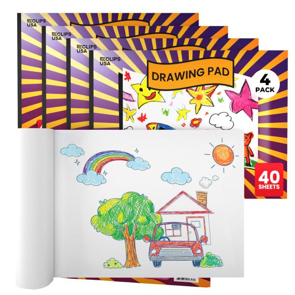 ・子供用高品質お絵かきパッド - お子様の絵や塗り絵に最適な厚さ。 当社の描画用スケッチブックは、激しい消去によって崩れることはありません。・完璧なギフト - お子様、友人、家族の芸術的才能を完璧なギフトで受け入れるのに役立ちます。 お子様...