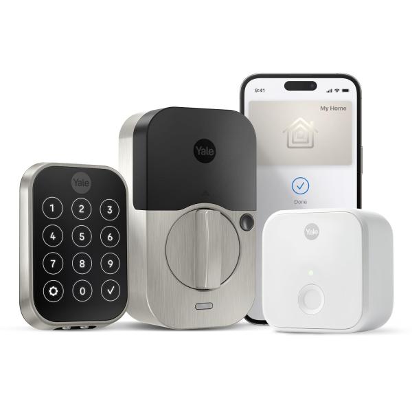 ・EASY CHECK-INS: Share unique door codes through the Yale Access app or compatible partner apps to allow your guests a h...