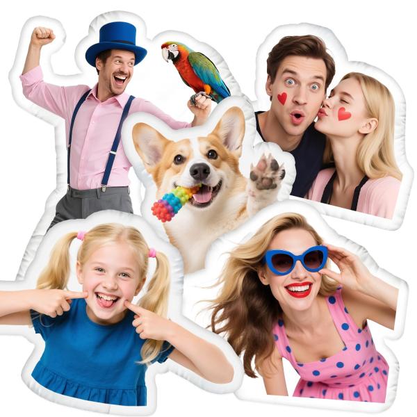 ・CUSTOM PILLOWS WITH PICTURE: You can freely choose what you need to customize, such as your kids, lovers, family and fr...