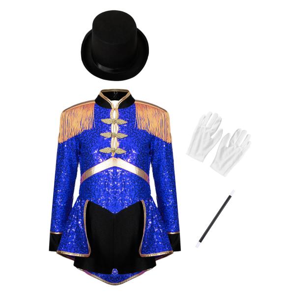 ・Made of high quality polyester and spandx, soft and comfortable to wear, no irritation to skin・4 pieces circus cosplay ...