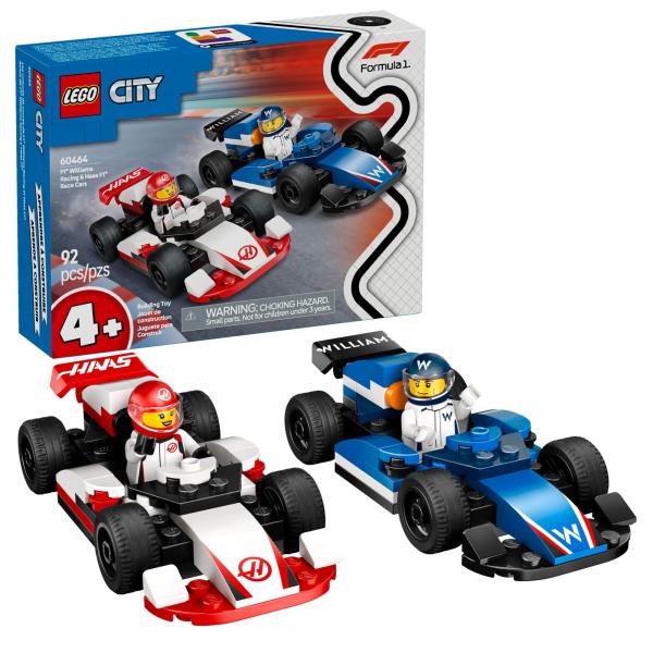 ・RACE CAR BUILDING TOY - Bring the excitement of the track to kids' playtimes with the LEGO City F1 Williams Racing ＆ Ha...