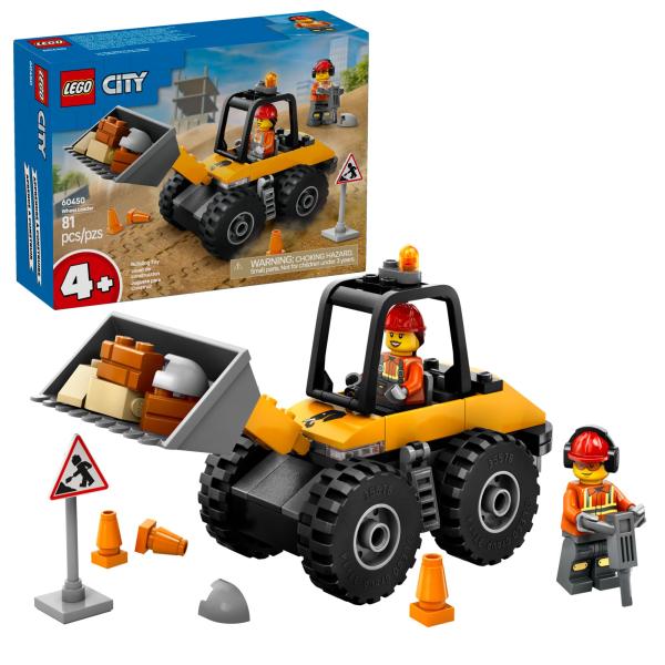 ・KIDS CONSTRUCTION TOY - Surprise your budding builder with the LEGO City Yellow Construction Wheel Loader toy playset f...