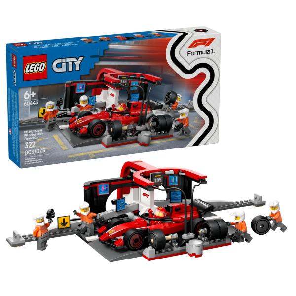 ・LEGO F1 RACE CAR - Kids ages 6 and up that love racing or Formula 1 with feel the excitement engaging in this LEGO City...