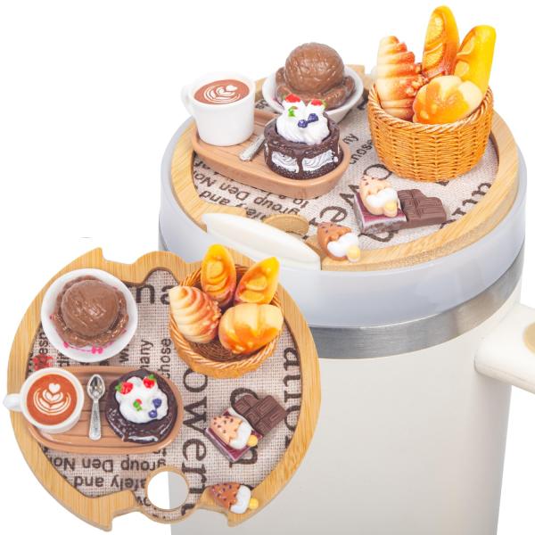 ・DELICATE MINIATURE FOOD:We currently have 4 series of miniature food cup accessories for stanley, namely French dessert...