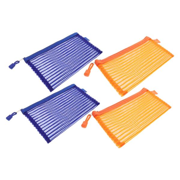 ・Zipper pencil pouches-- large capacity, manage files, letters, statements, photos, cards, etc, in a neat manner,clear f...