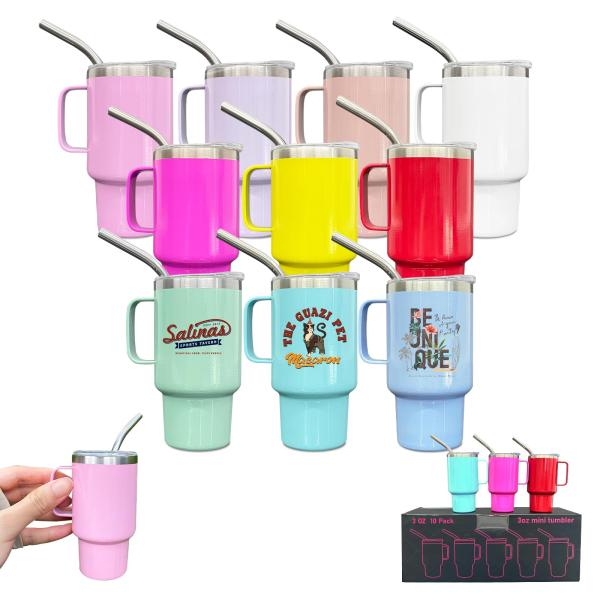 ・【Sublimation Tumbler】These stainless steel shot glasses have high quality coating. They are suitable for DIY sumblitaio...